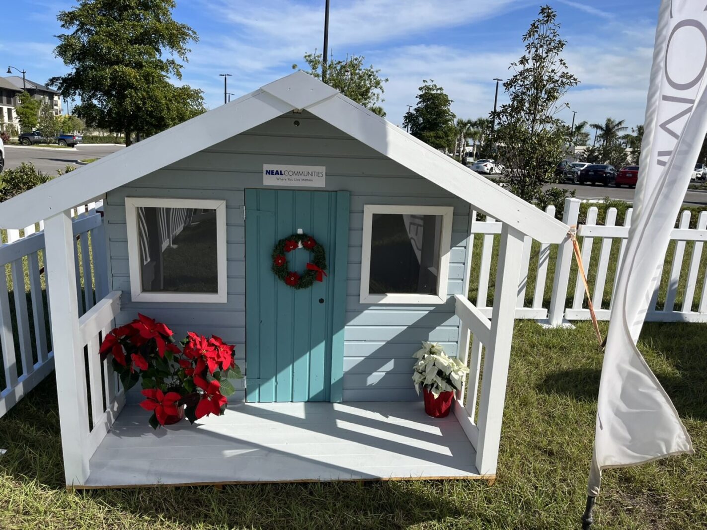 Neal Communities and Neal Signature Homes Employees Paint Playhouses ...