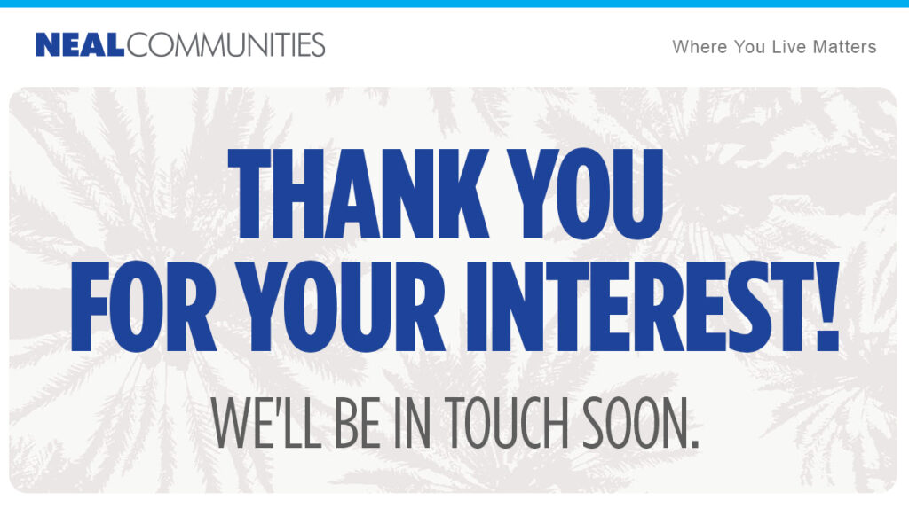 New Homes in Sarasota Florida by Neal Communities